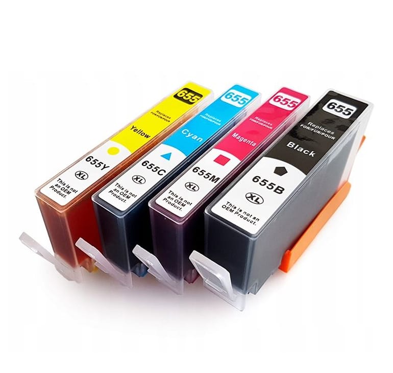 HP 655XL B/C/M/Y Generic Ink Cartridges - Toner Corporation