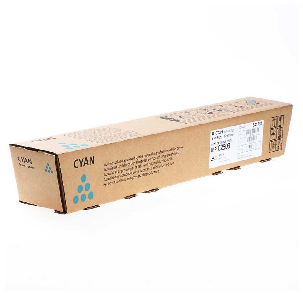 Ricoh MP-C2503 Cyan Original Toner Cartridge - Toner Corp